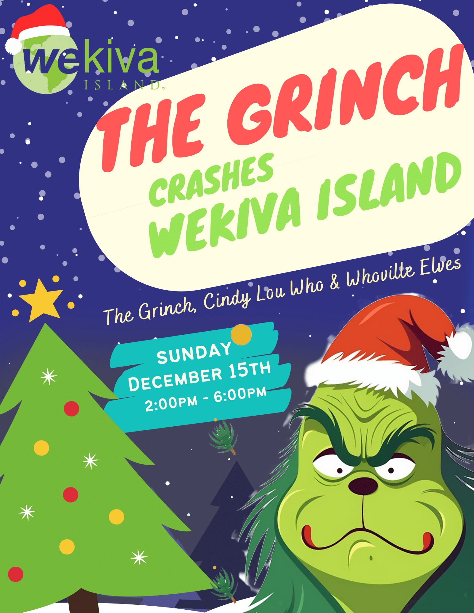 The Grinch & Friends Visit - - Wekiva Island